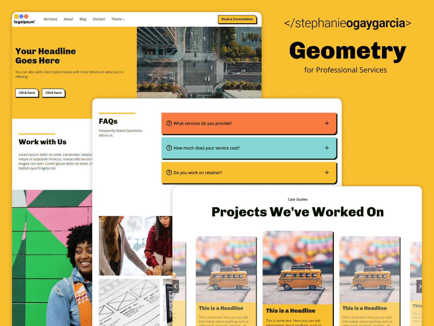 Geometry Theme by Stephanie O'Gay Garcia