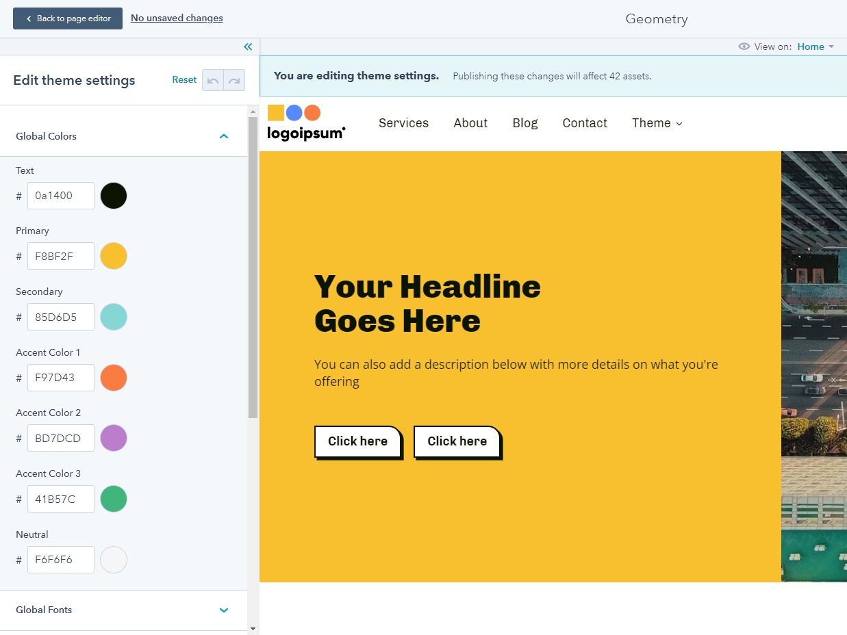 Geometry Theme by Stephanie O'Gay Garcia
