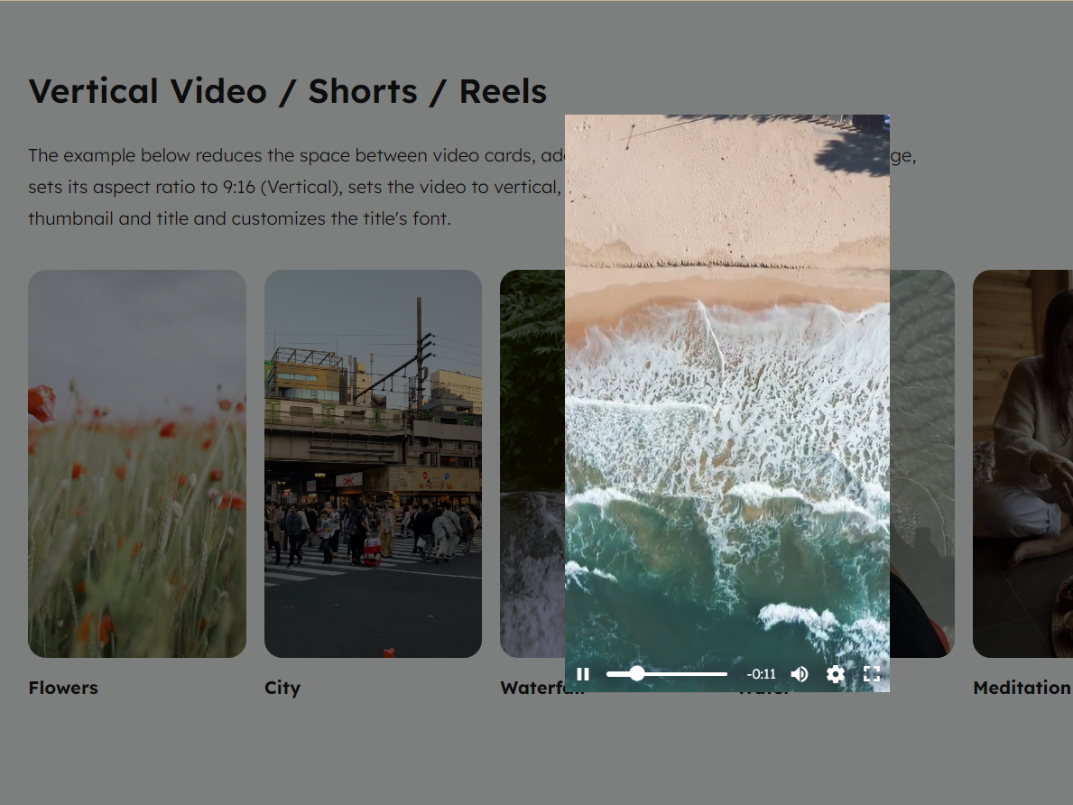 Video Gallery Module by Stephanie O'Gay Garcia